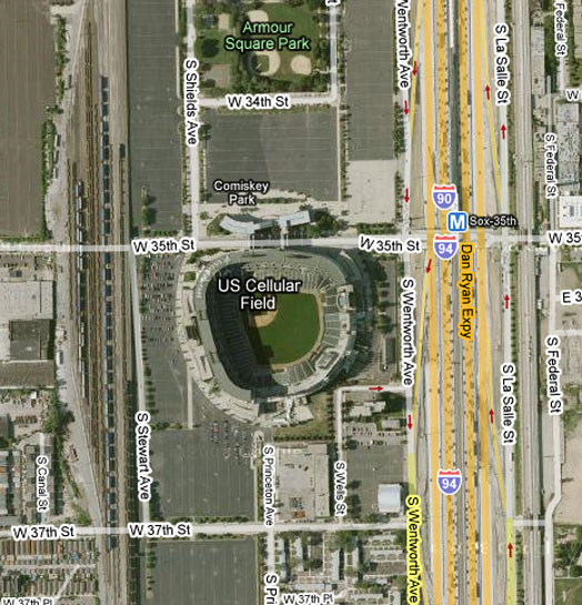 Us Cellular Field Map Chicago